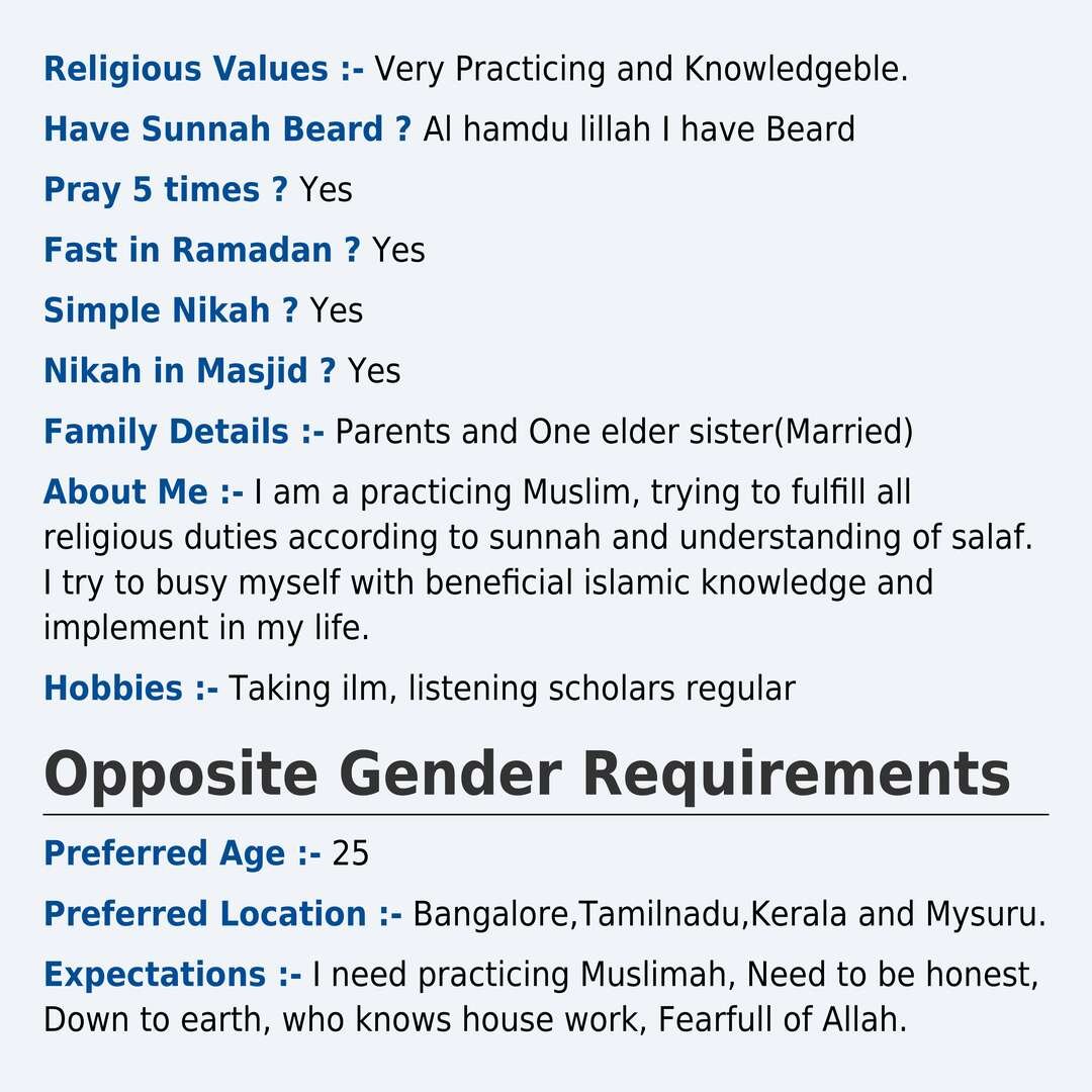 Sunnah salafimatrimony